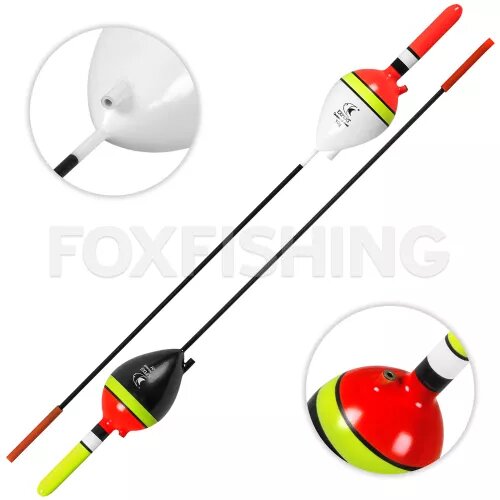 Поплавок Expert 202-04 10гр. 28см. 2шт. антенна 6,5мм. /цв. Красный+Шартрез