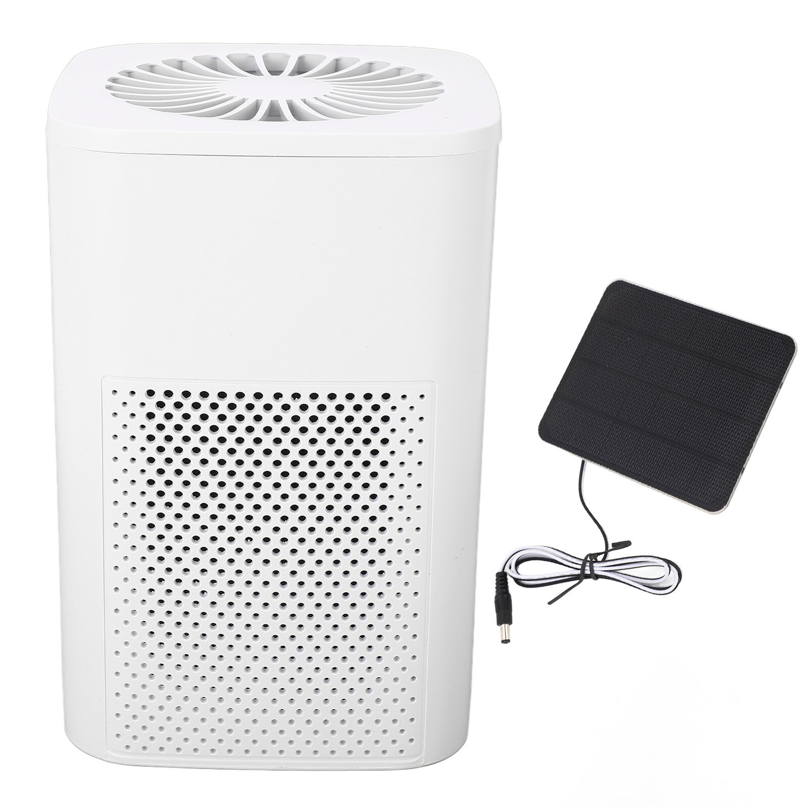 Очиститель воздуха на основе монокристаллического кремния, работающий от солнечной энергии, автомобильный фильтр для собачьей будки, курятника, вентиляции, 10 Вт.