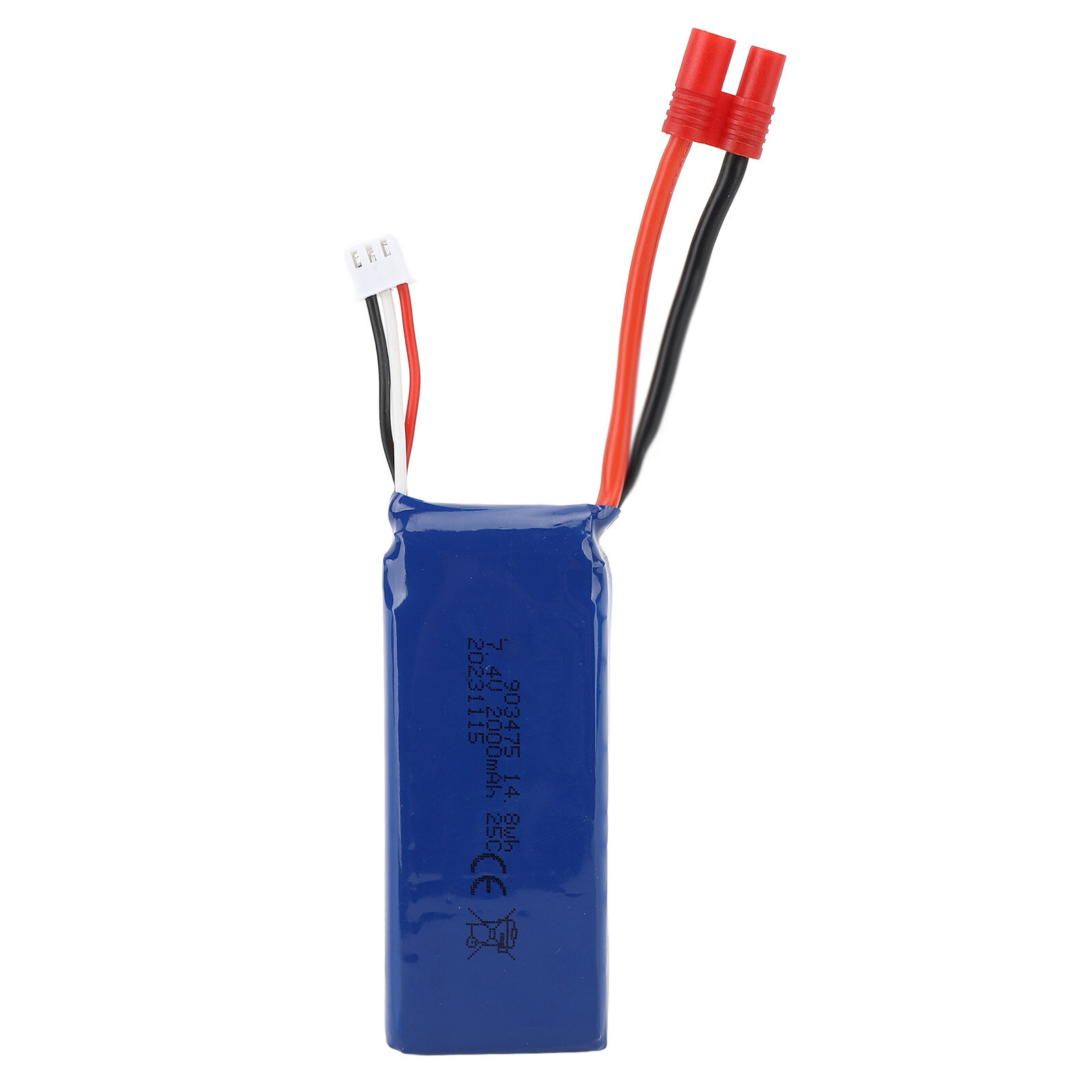 LiPo батарея 7.4V 2000mAh с banana plug для Syma X8/X8C
