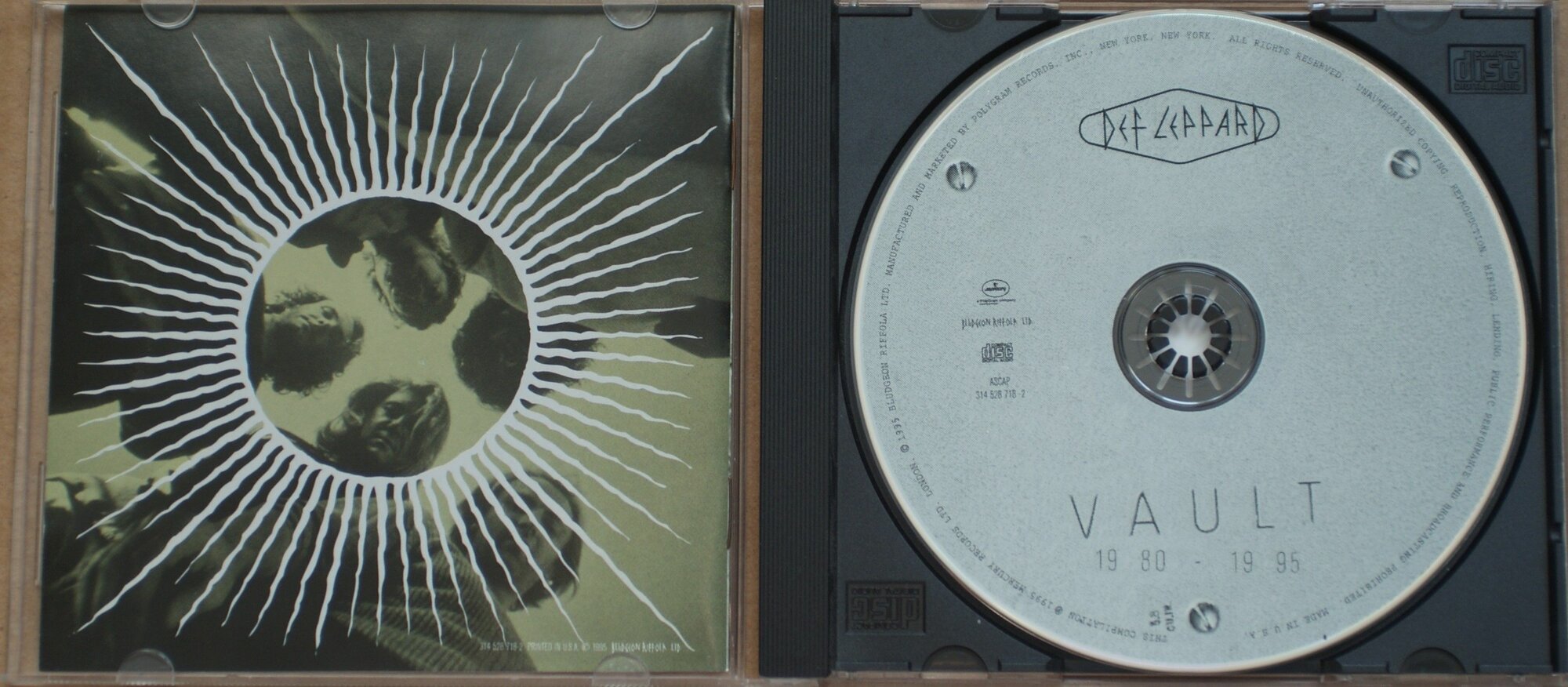 Def Leppard - Vault (CD, США 1995 г.) — фото 1