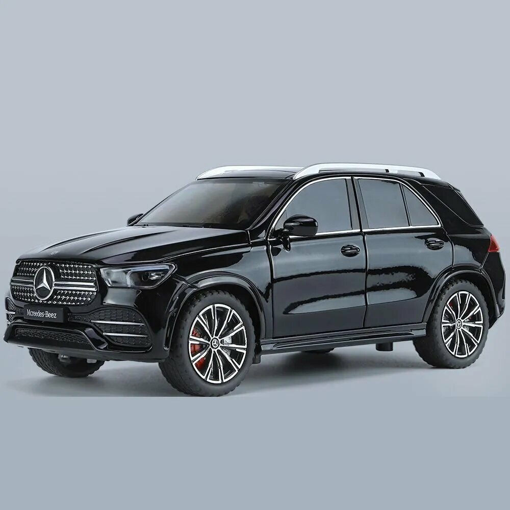KNOW EASY-Машинка металлическая в подарочной коробке Mercedes-Benz GLE V167 1:24, Коллекционная модель машины для взрослых, Игрушечный автомобиль с звуковыми и световыми эффектами для детей