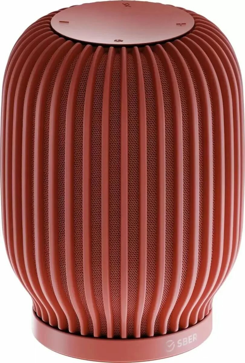 Умная колонка SBER Акустическая система серии SberBoom модели SBDV-00090, цвет терракотовый, торговой марки