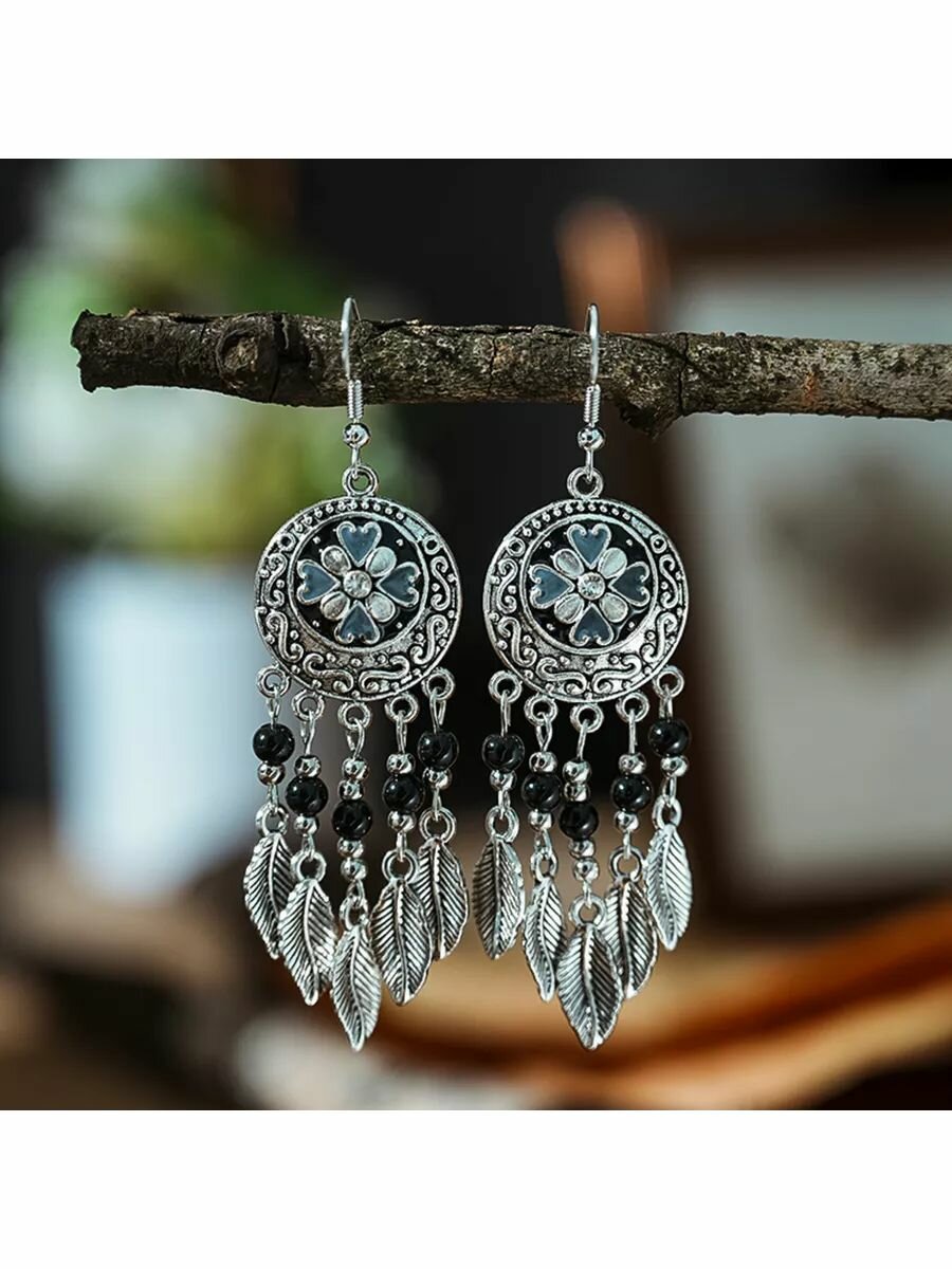 Серьги, искусственный камень