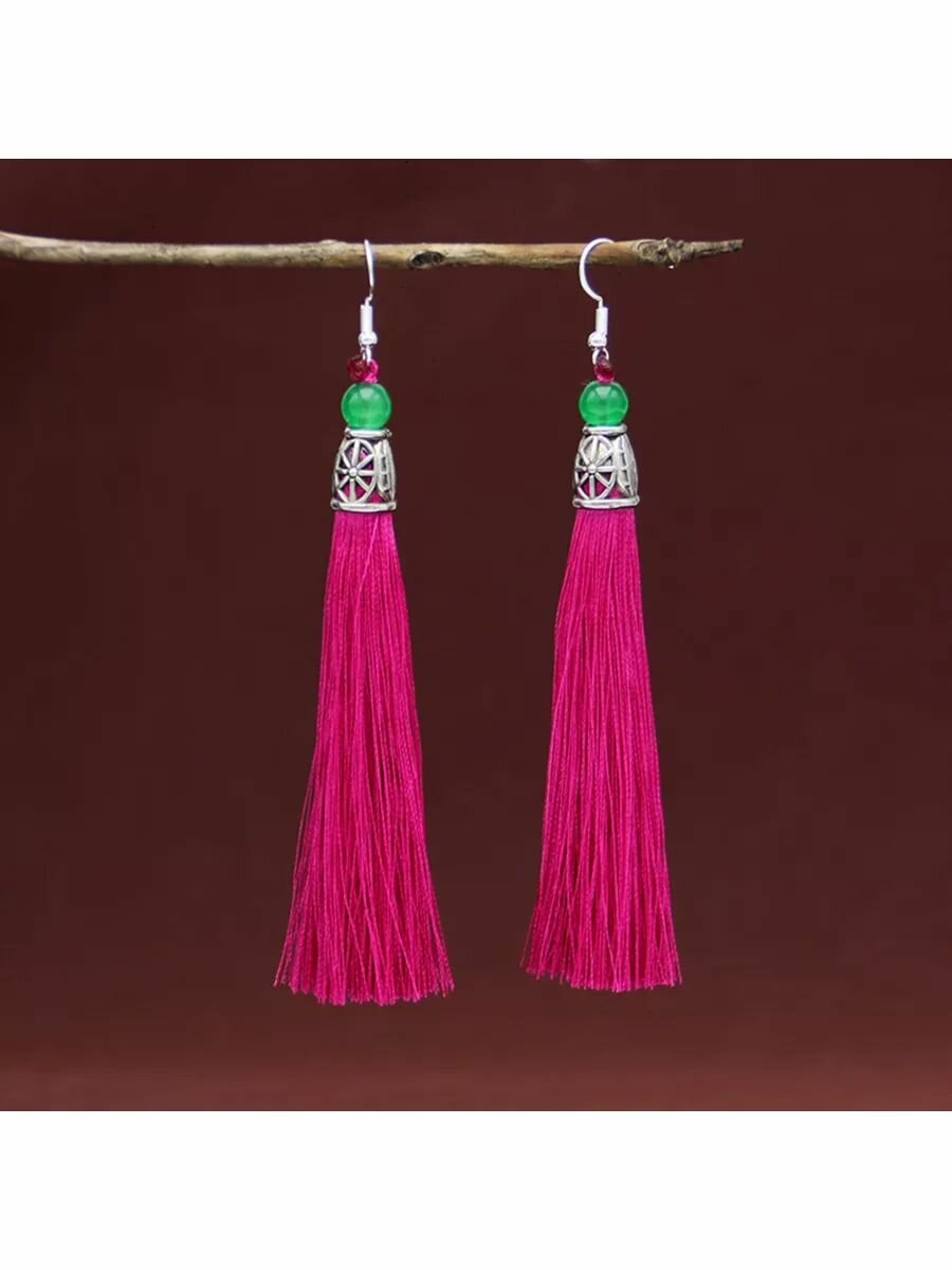 Серьги be self true, искусственный камень