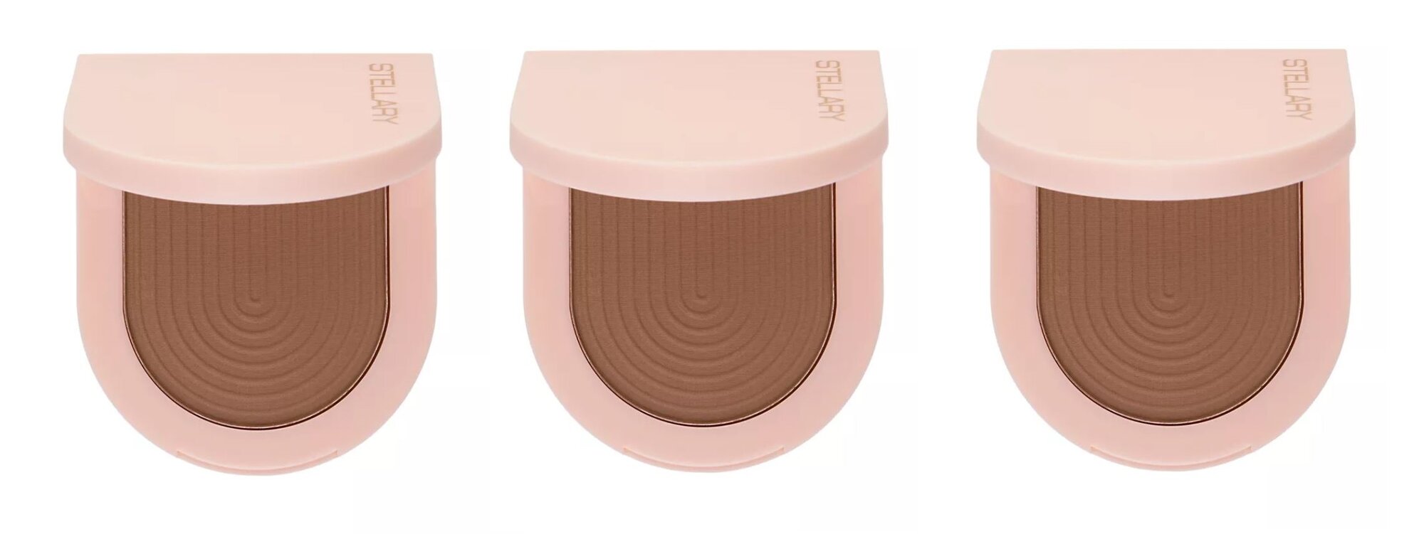 Румяна STELLARY Cashmere Blush тон 01 Nude Harmony — тепло-бежевый, 4 гр - 3 штуки