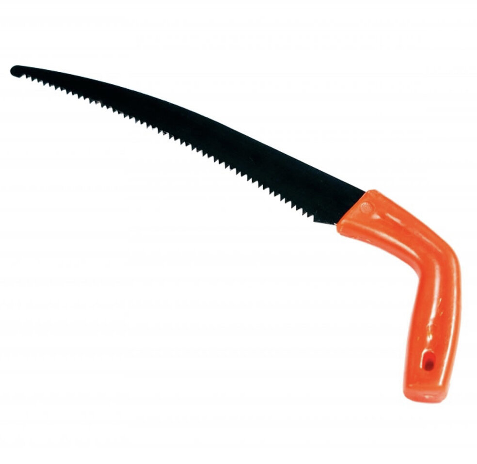 Универсальная ножовка для садовых работ, закаленное лезвие, 40 см (черный)