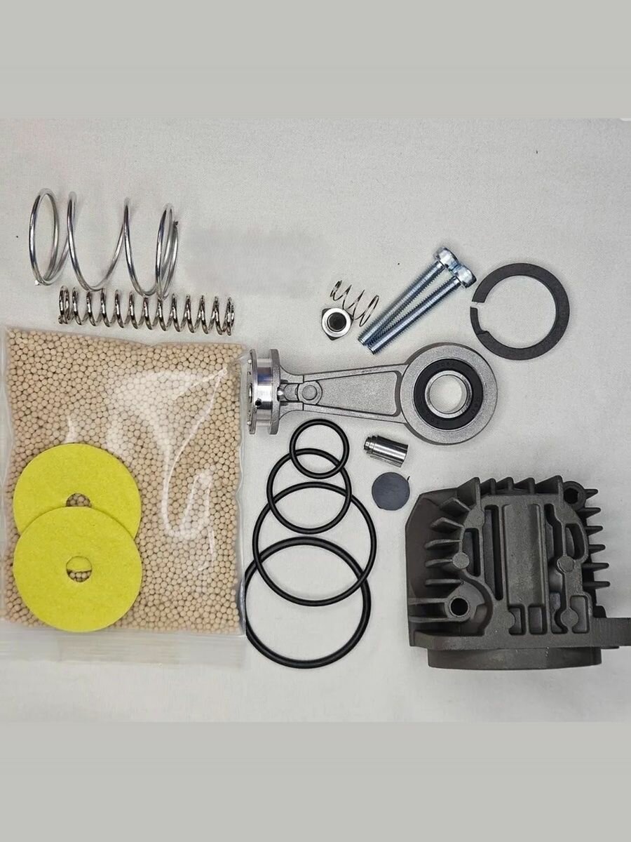 Ремкомплект компрессора пневмоподвески AUDI Q7(4L) A6(C6) BMW e53 Range Rover L322 (Комплект-5К)