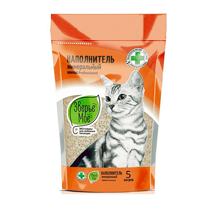 Наполнитель Минеральный Впитывающий Мини Professional 5 л (2,8 кг)