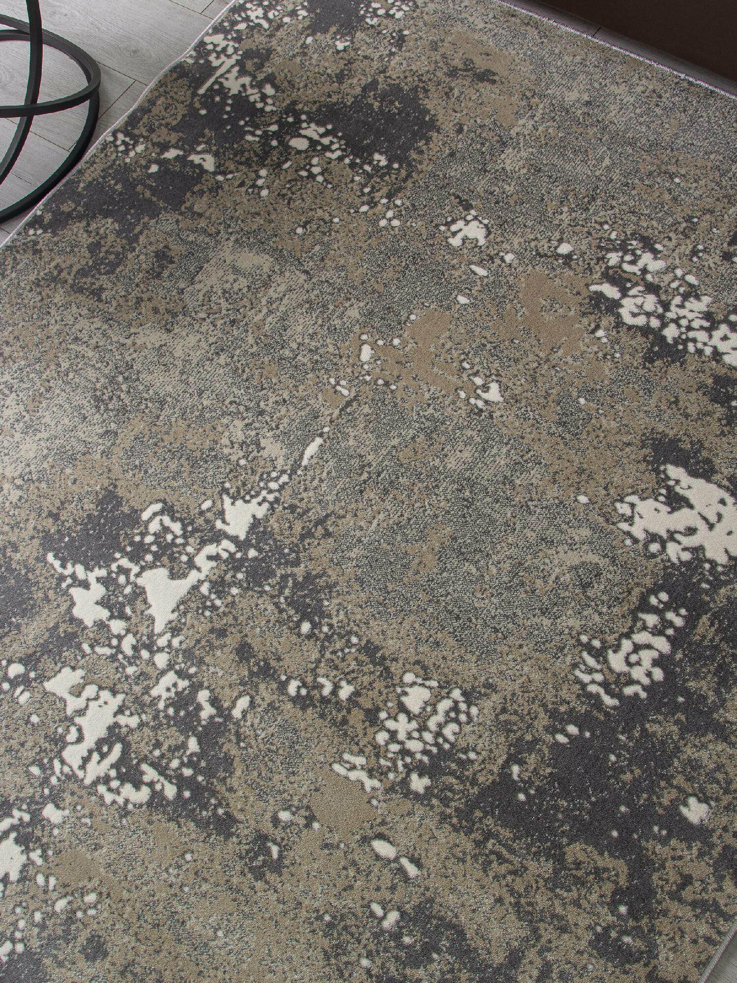 Ковер на пол в гостиную в спальню 160х300 см современный ворс 10 мм 297020 KoverVDom