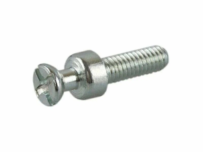 TI04 Дюбель стяжки-полкодержателя, М6x8 мм, сталь, цинковое покрытие, 50 шт