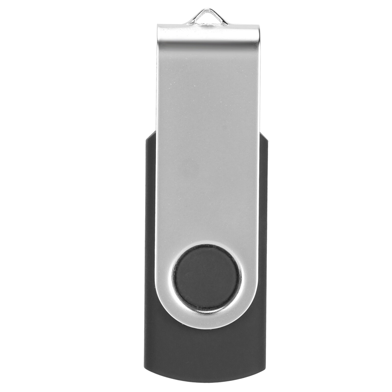 USB-флешка, вращающаяся портативная карта памяти ярко-черного цвета для ПК, планшета, 16 ГБ