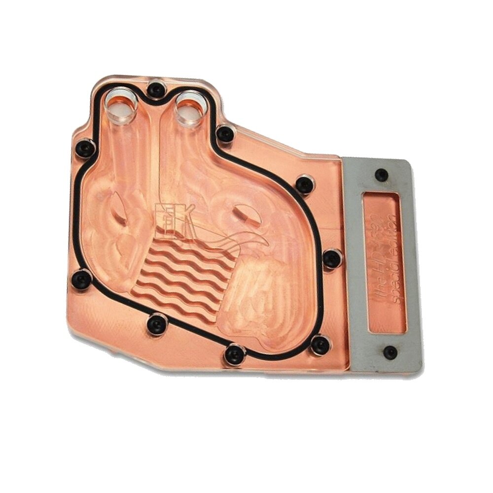 Водоблок СЖО видео EK EK-FC4890 CF полный медный для AMD Radeon 4890 с акрилом