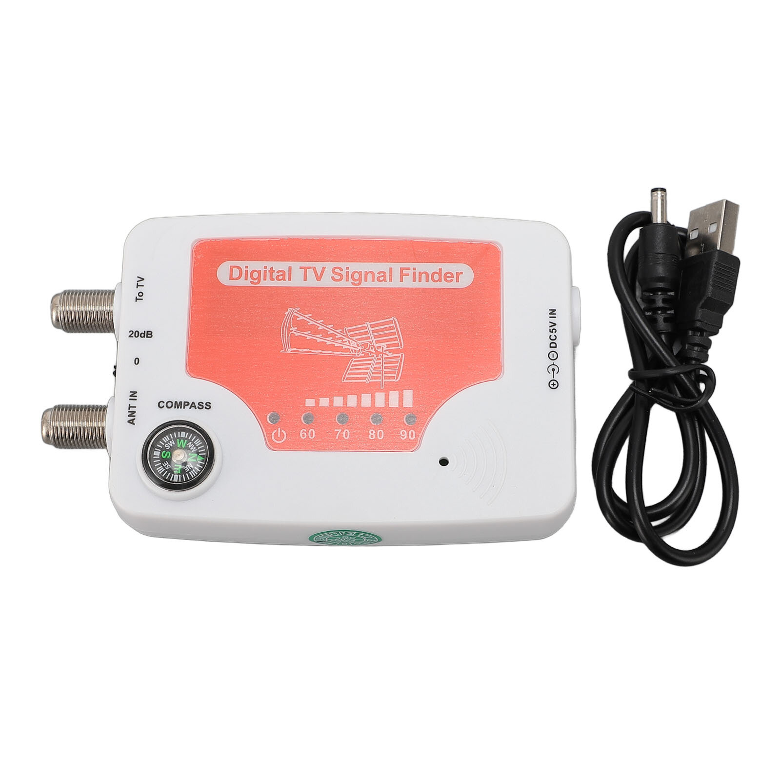 Создатель сигнала телевизора с помощью светодиодного дисплея Портативный телевизионный антенный сигнал