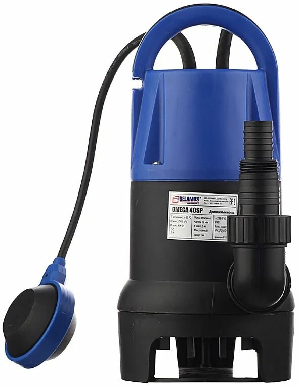 Насос погружной 40 SP/125л. м, Н 5м, каб. 10м