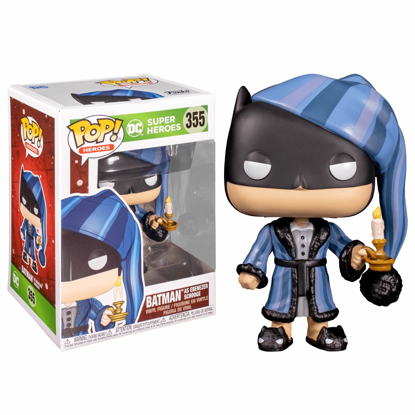 Фигурка Funko POP Batman as Ebenezer Scrooge из комиксов DC Comics Holiday / Бэтмен Эбенезер Скрудж из ДС Комикс Праздники Фанко ПОП