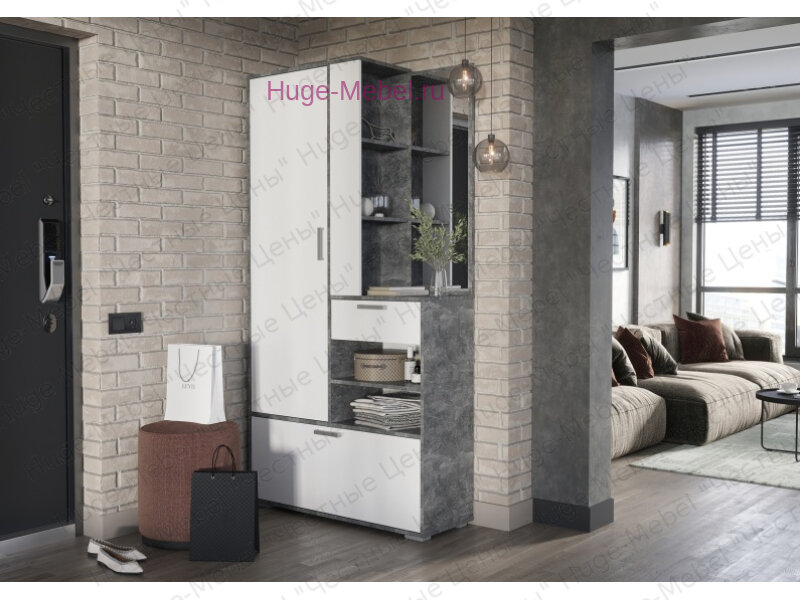 Прихожая "Денвер" Huge Mebel . Ширина 1000 Высота 1950. Прихожие