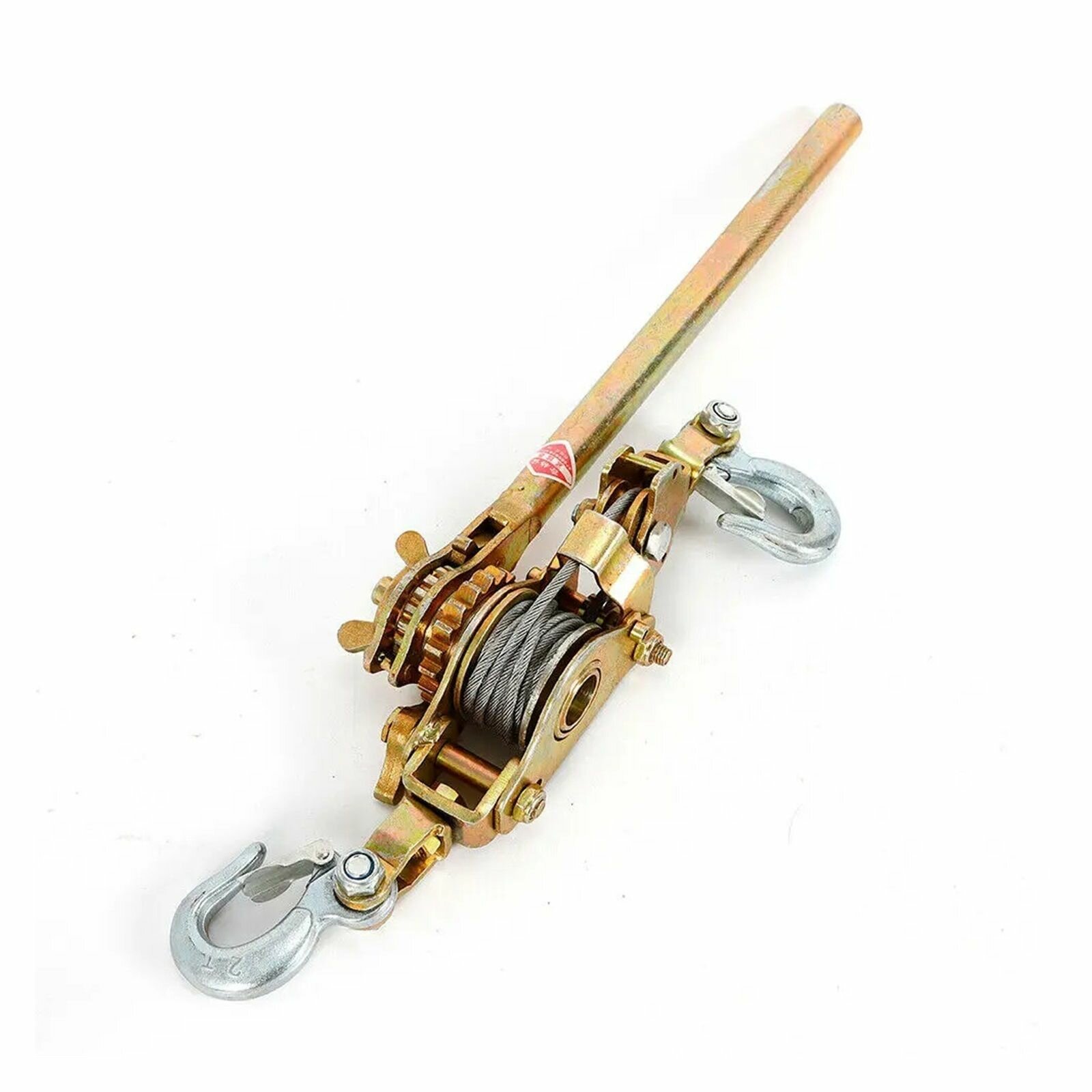 Лебедка ручная рычажная 2 т , длина троса 2,1м