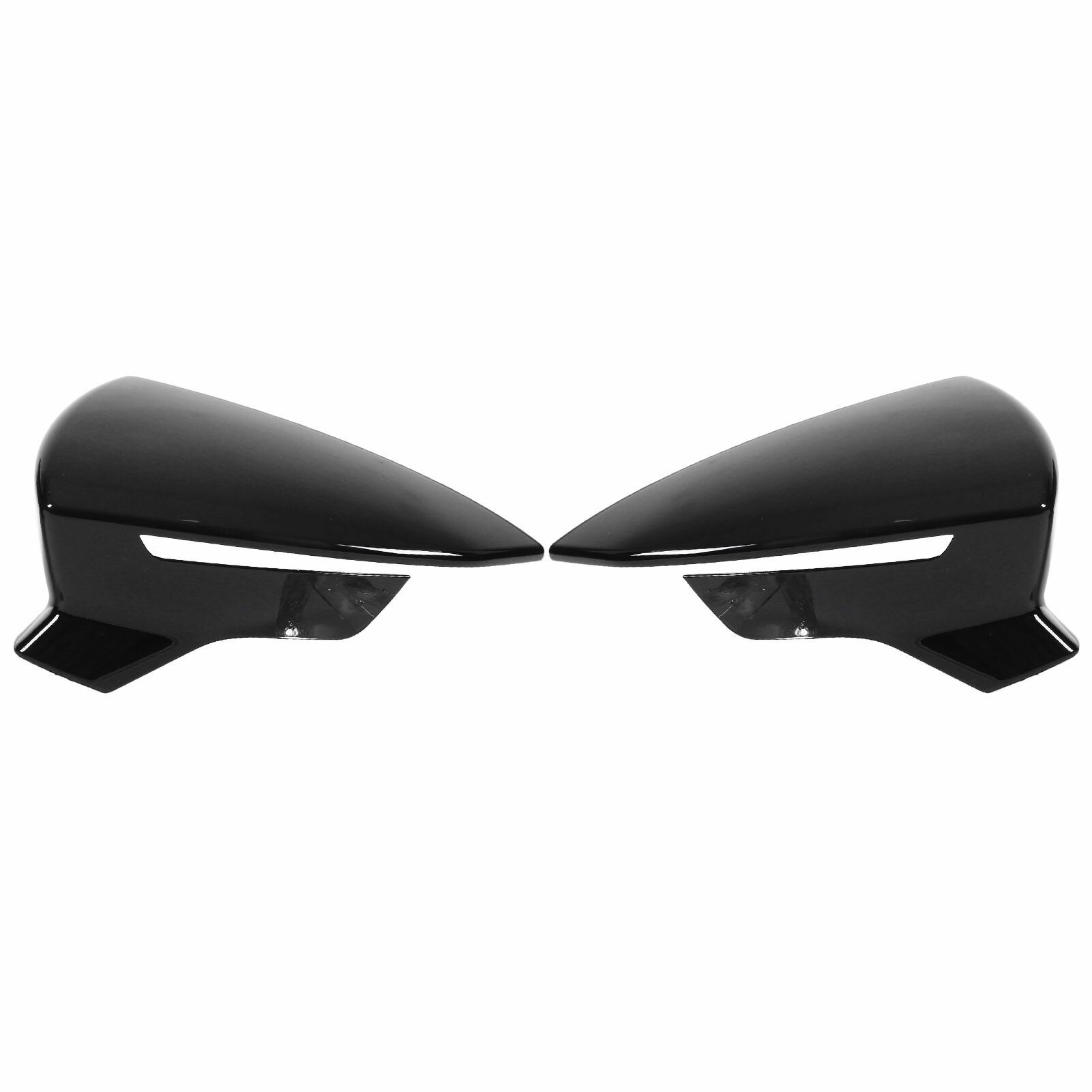 SEAT Leon Mk3 5F защитные чехлы для зеркала заднего вида слева и справа 2013-2019 глянцевая черная замена для ST FR Cupra