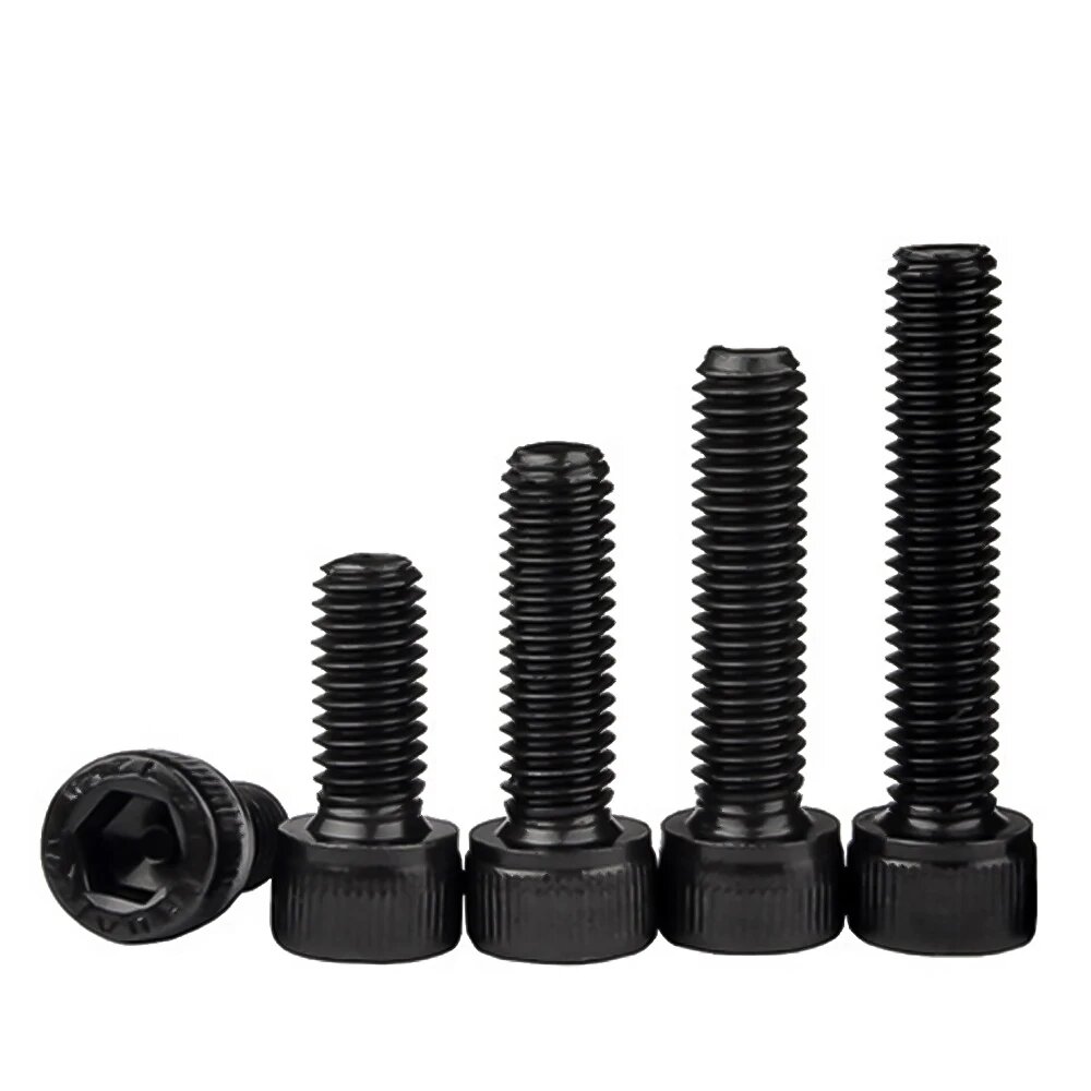 Болты DIN912 Chap Codie из углеродистой стали M2-M16 M2 (100Pcs), 20mm — фото 1
