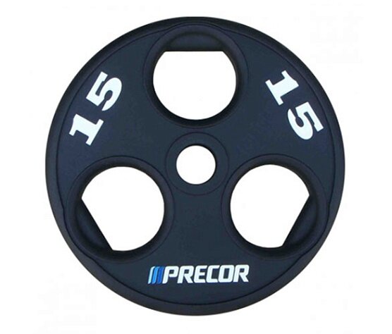Precor Диск олимпийский в уретане PRECOR, 15 кг