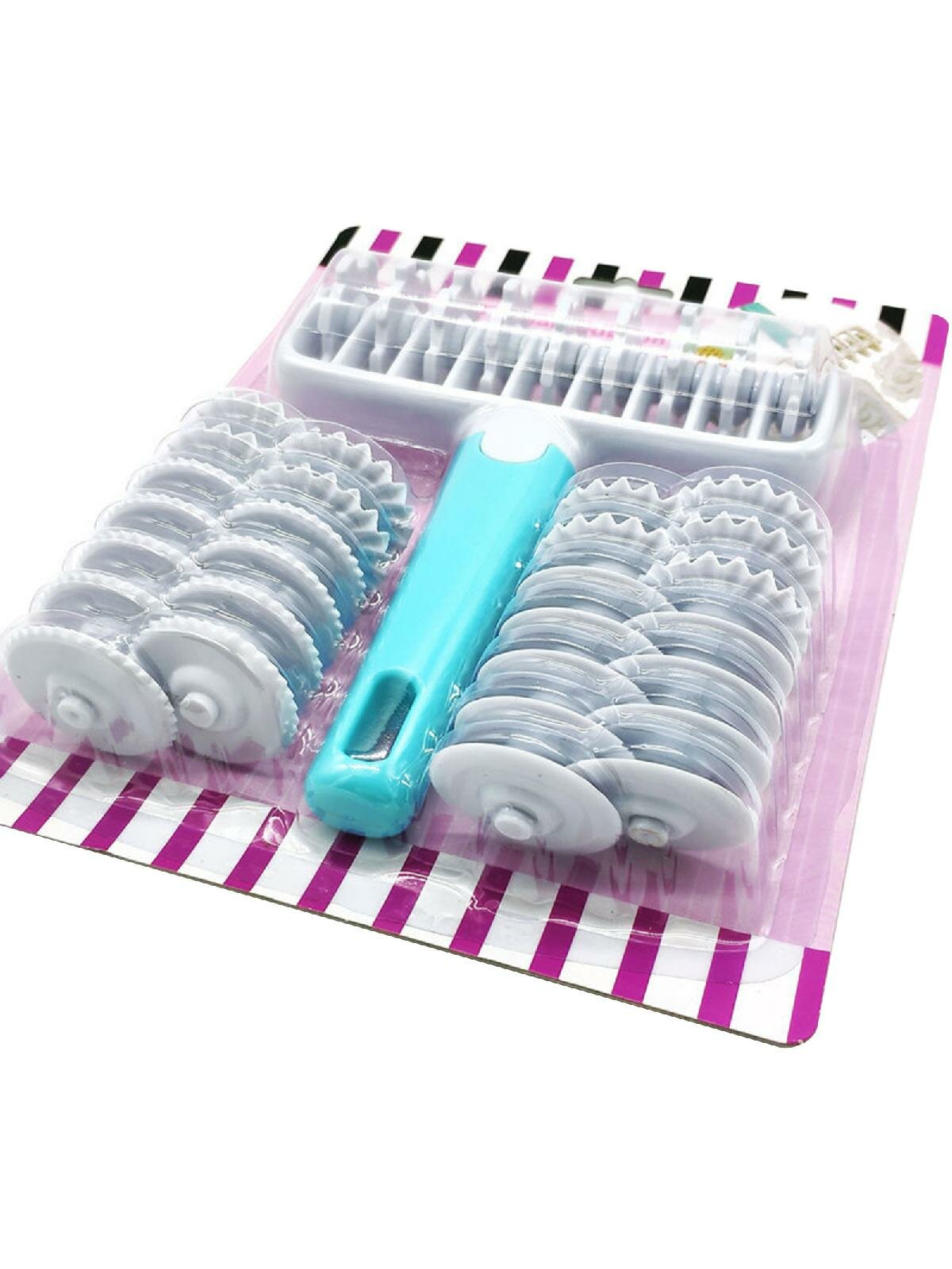 37шт Резак для помадки Форма для выпечки Кондитерских Изделий Колесо для украшения торта