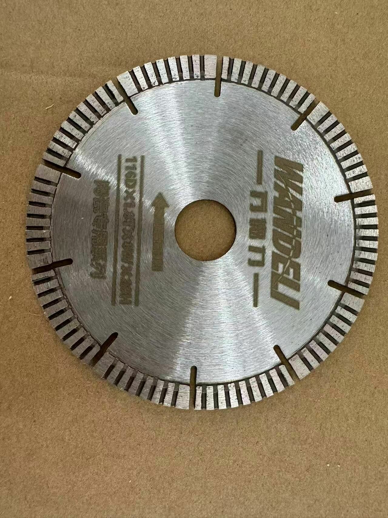 Wandeli Диск алмазный 116 x 1.8 x 20 Алмазный диск для плитки и камня резка + шлифовка кромки,100