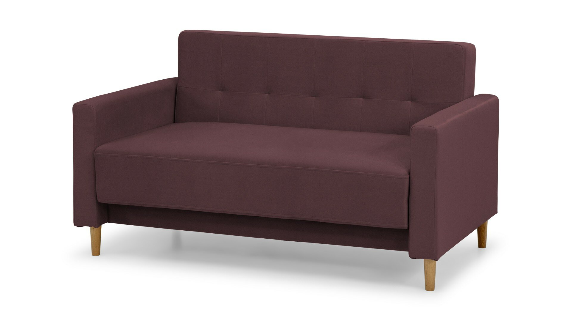 Диван Топ Лайт Velutto 15 NEW 140x87x82 см, пурпурный Велютто, выкатной GOODFORM