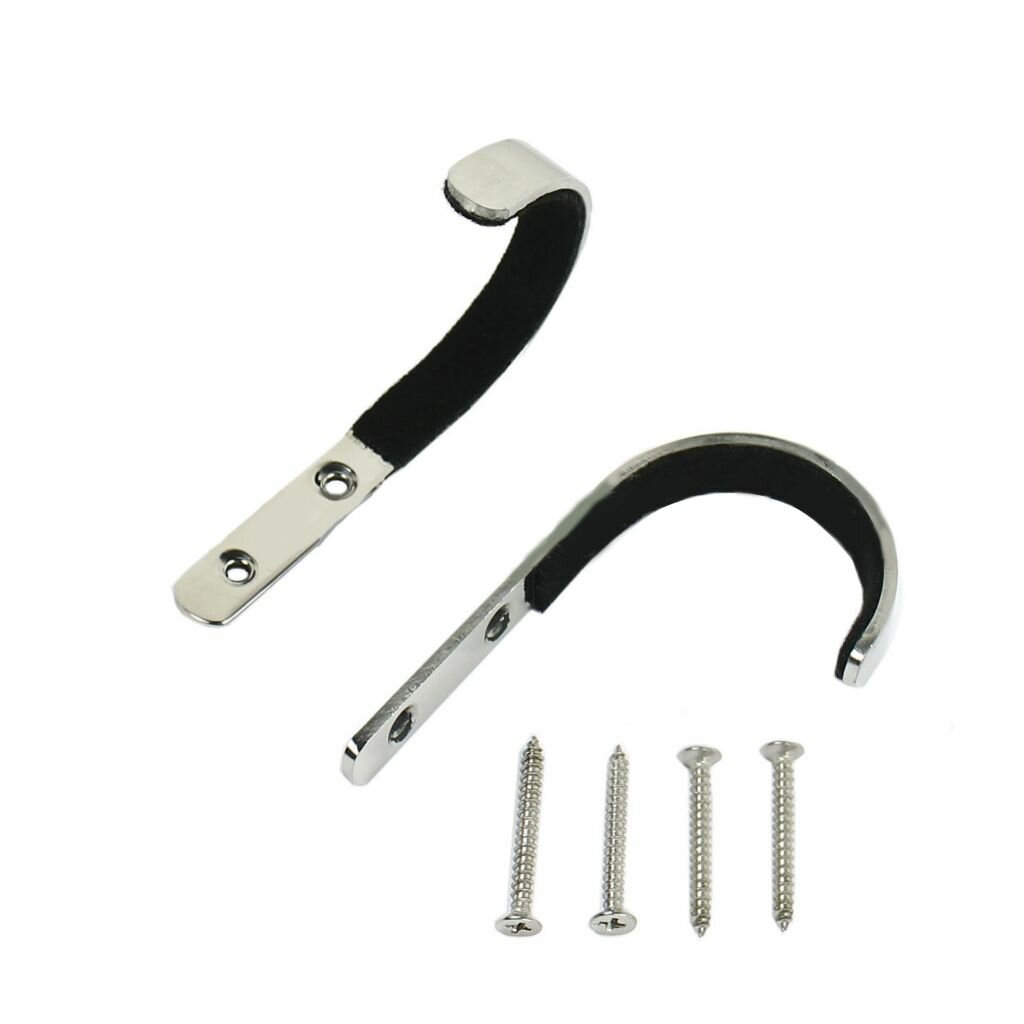 (1 комплект из 2) Настенный держатель для пистолета-серебристый