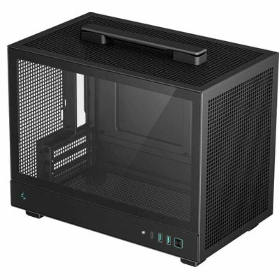 Компьютерный корпус DeepCool CH160 (R-CH160-BKNGI0-G-1) черный - Mini Tower, mini-ITX, USB 3.2 Gen 1 Type-C