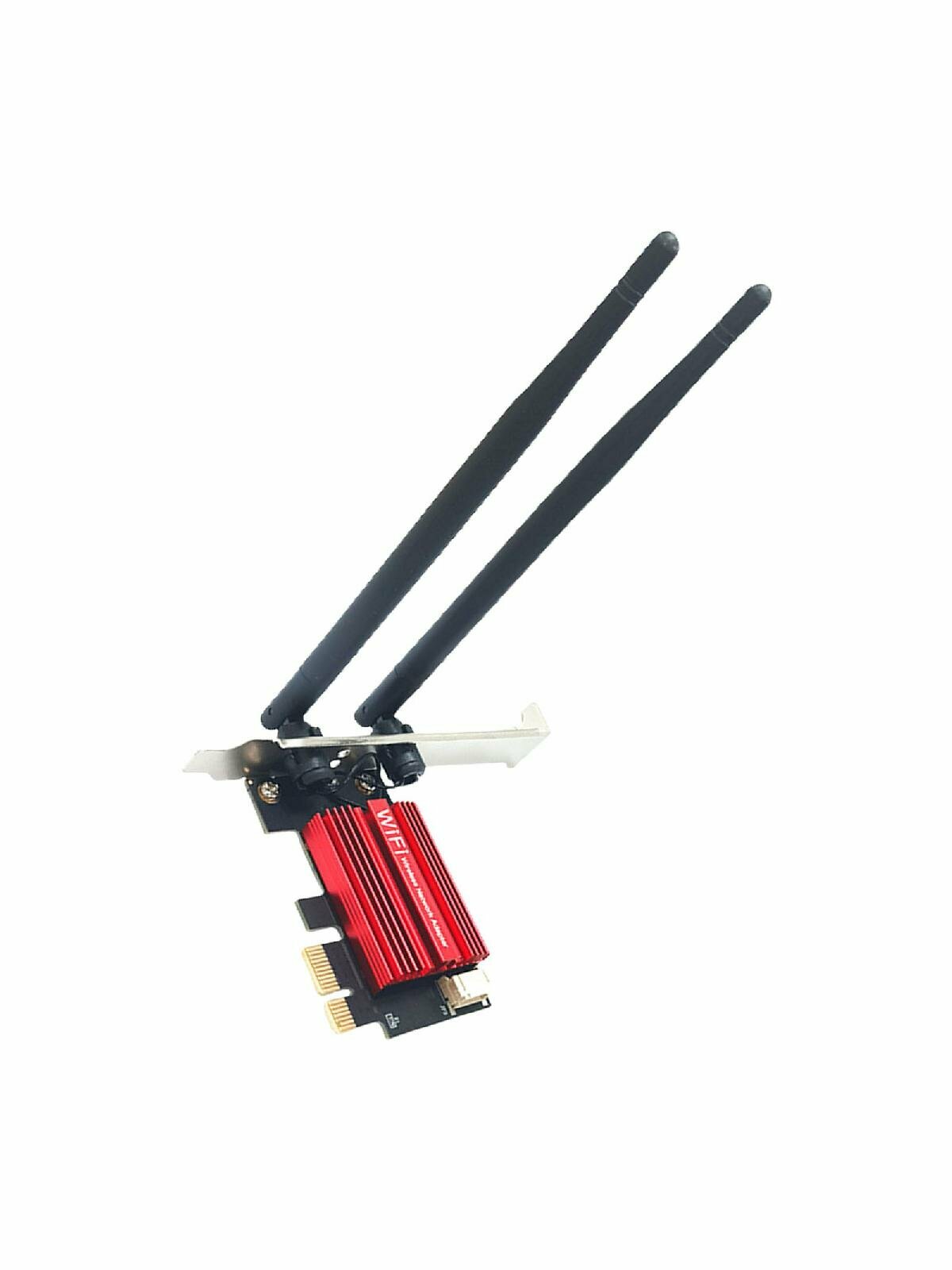WiFi 5 PCIE Wireless Adapter Networking Card Bluetooth-compatible Double Band 2.4G/5GHz 802.11AC 1200mbps for Desktop