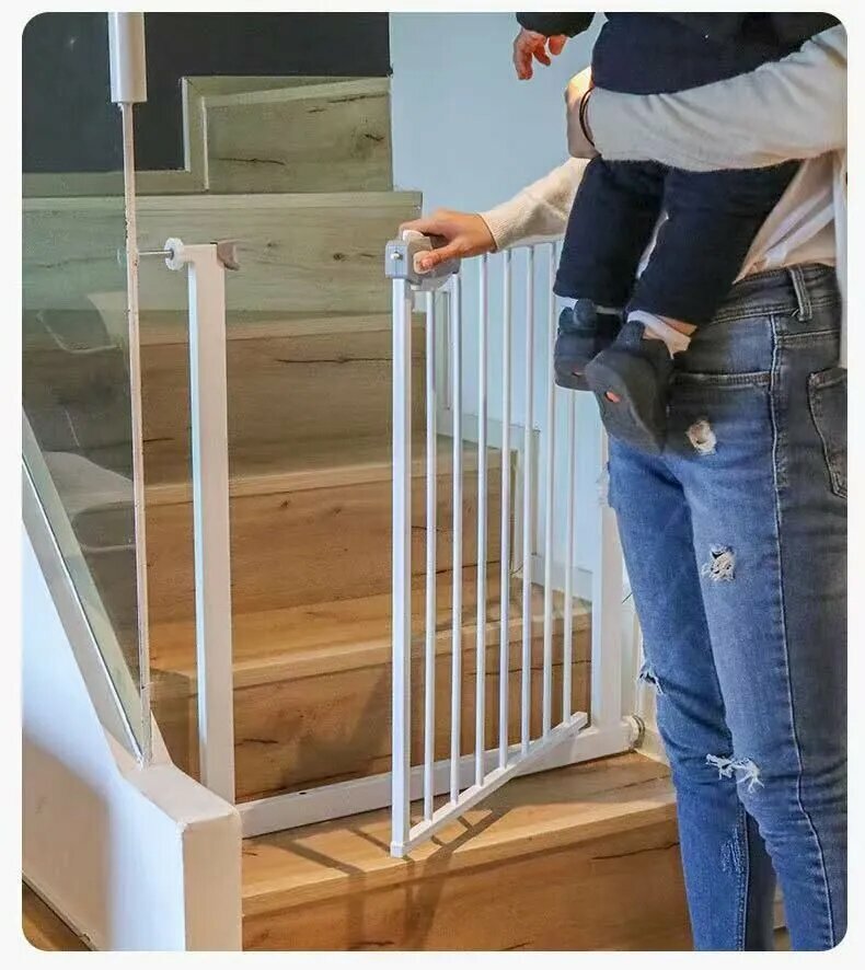 KNOW EASY-Диапазон 65-74см, Ворота безопасности детские Child Guardrail Защитный барьер, калитка, ограждение