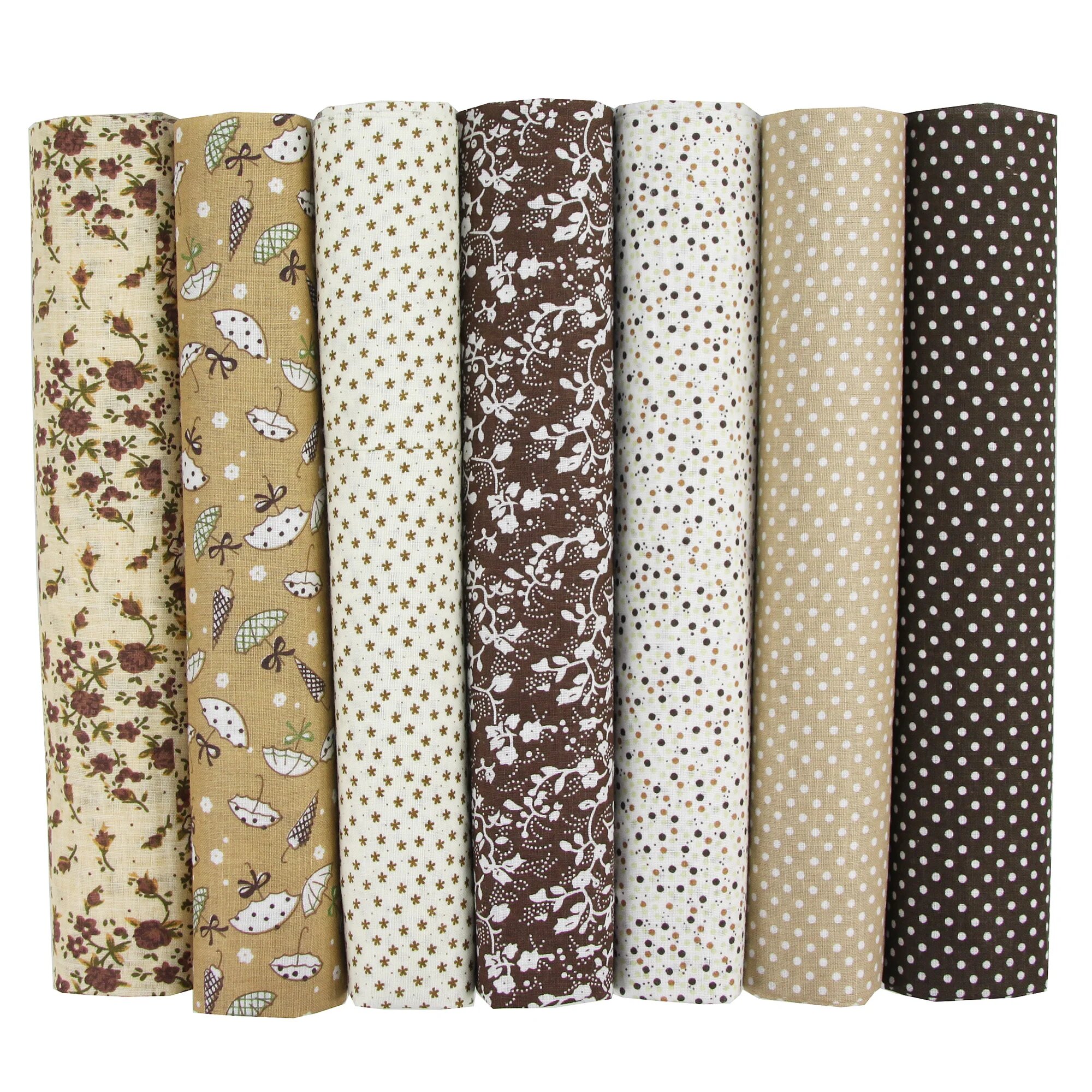 INFEI Хлопковая ткань для рукоделия 7 шт.