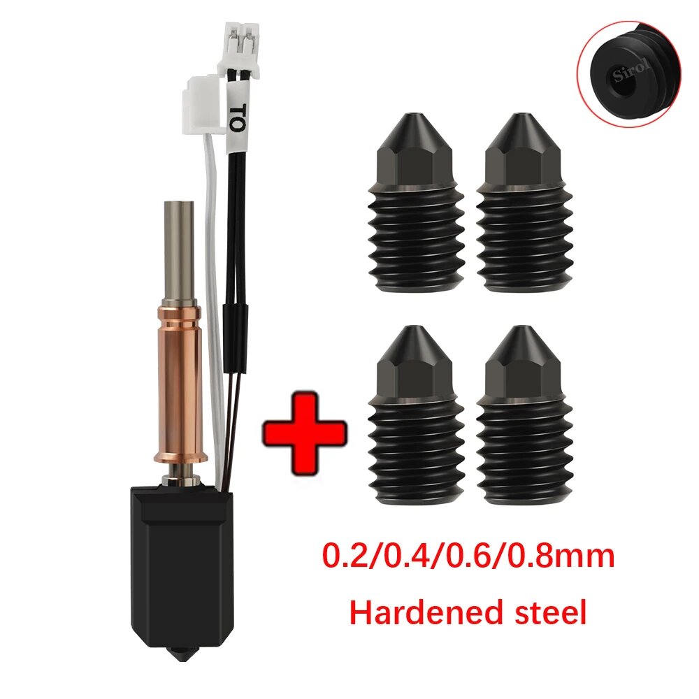 Модернизированный хотэнд 24В 60Вт Anycubic Kobra 3, Hotend - H2468