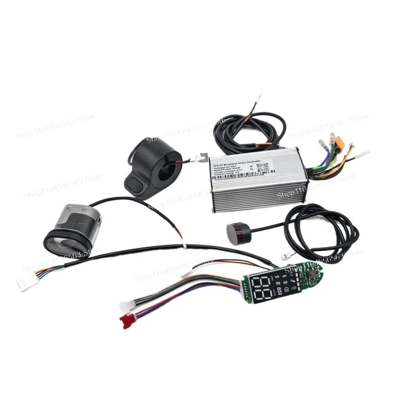 YFS-Z1 36 В 500 Вт 17 А комплект контроллера бесщеточного двигателя, подходит для 10-дюймовых электрических аксессуаров для скутеров