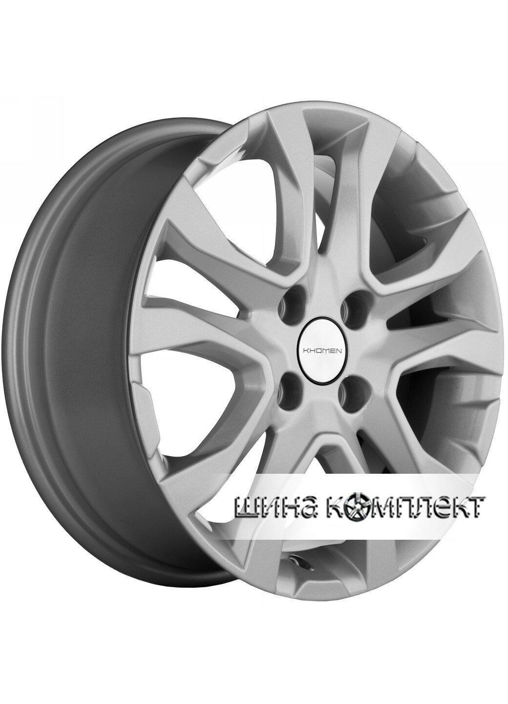 Колесный диск Khomen Wheels KHW1503 6x15 4x98 ET36 58,5 F-Silver литой для автомобиля