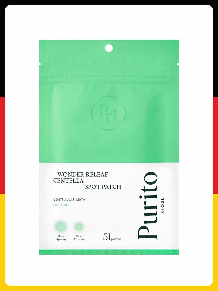 Патчи для лица Purito Wonder Releaf Centella Spot Patch, 51 шт