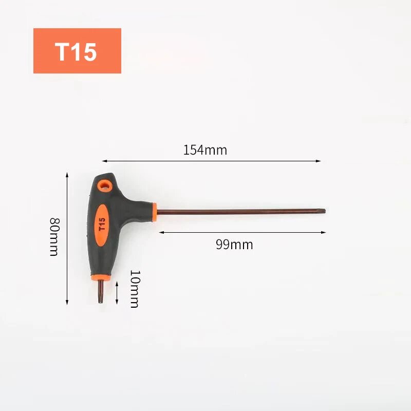 DIYHERE Т-образный шестигранный ключ S2 Torx T10-T50 T15-1Pc