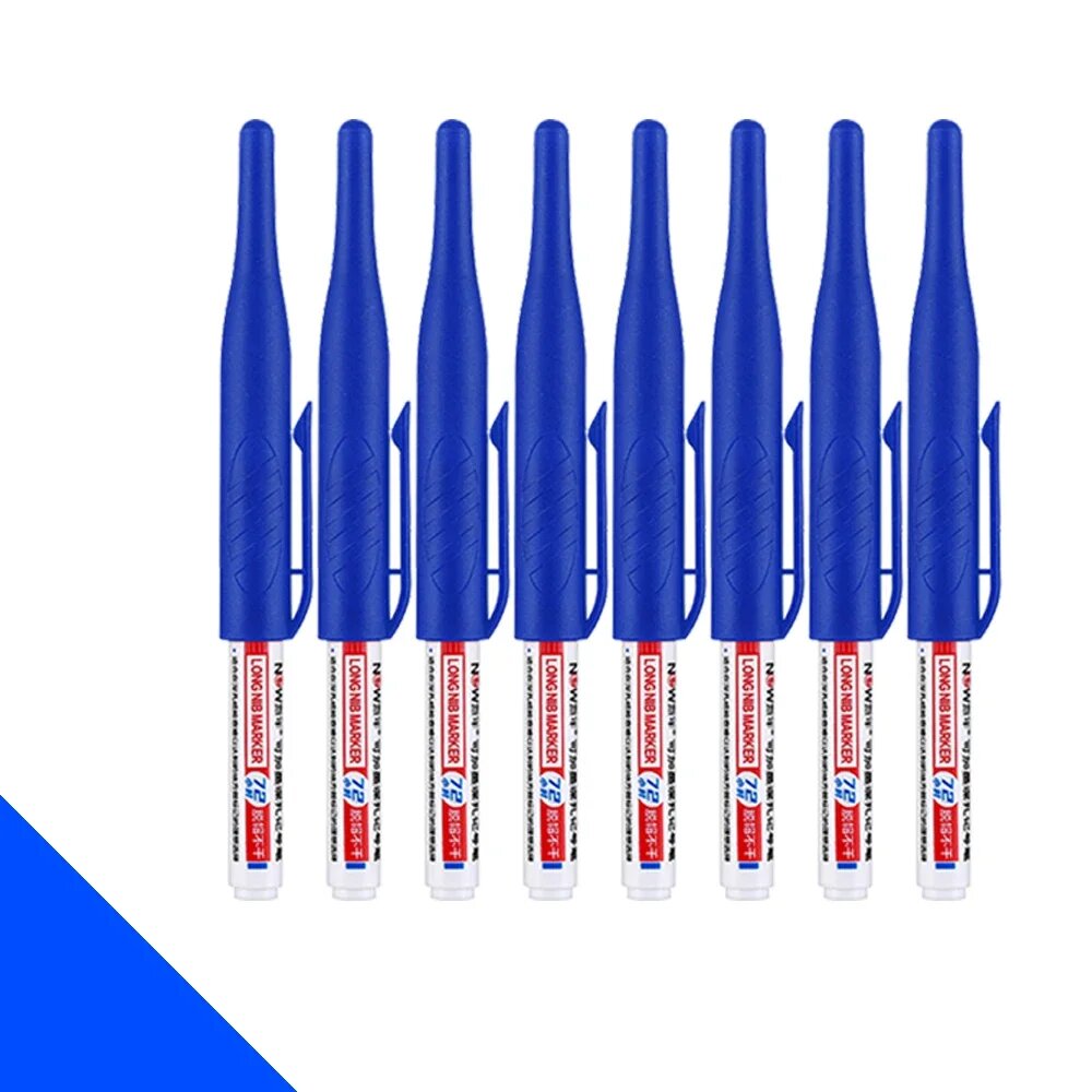 4 цвета, 32 мм, маркеры с длинной головкой, многофункциональные маркеры с глубокими отверстиями для деревообработки, украшения плитки, красные/черные/синие/зеленые чернила