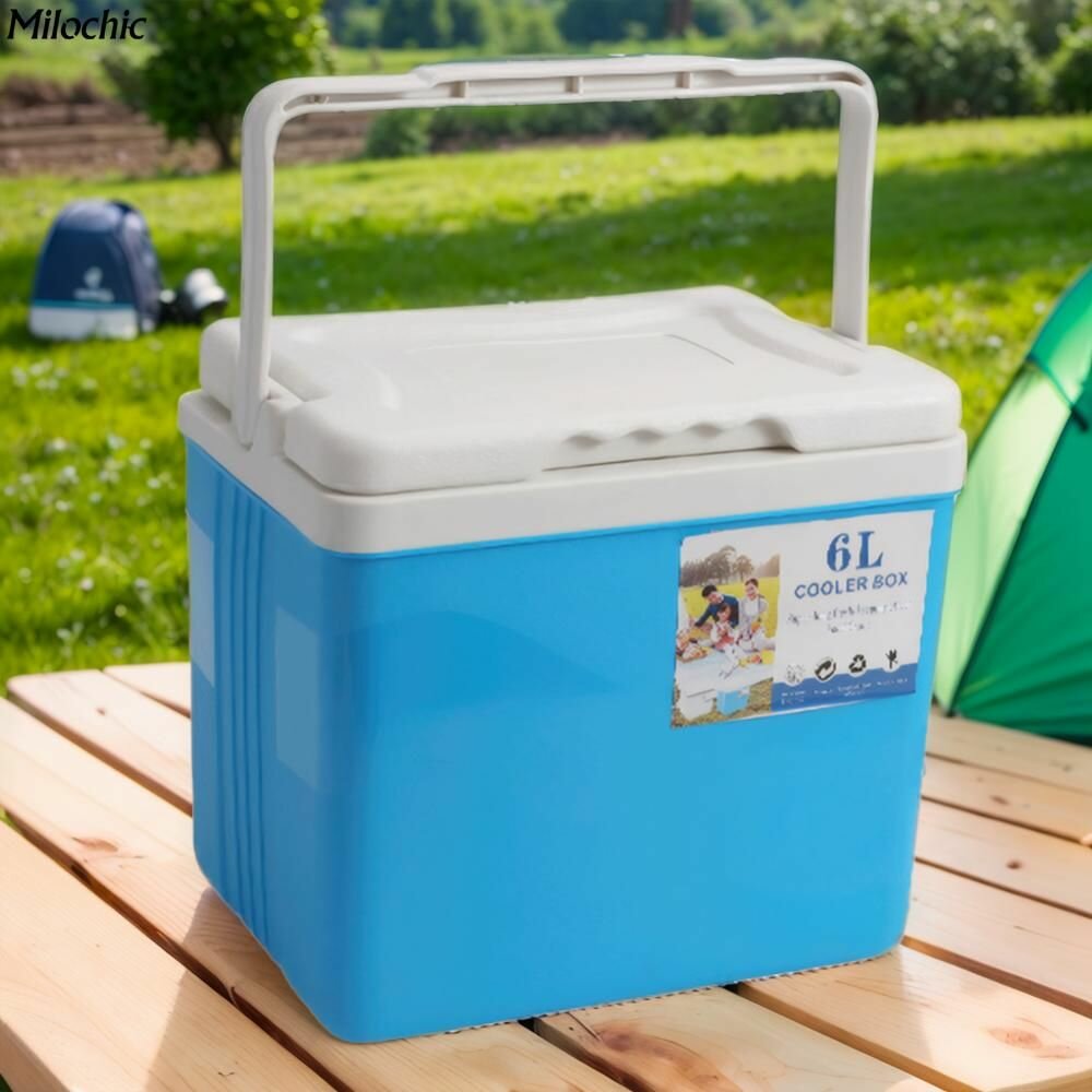 Автомобильный холодильник-инкубатор 6 литров для рыбалки, кемпинга и путешествий, термоизолированное ведро для хранения продуктов и напитков