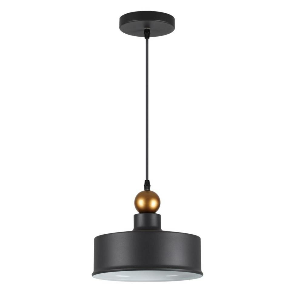 ODEON LIGHT 4088/1 PENDANT ODL19 495 темн. серый/золотой Подвес Е27 1*40W BOLLI