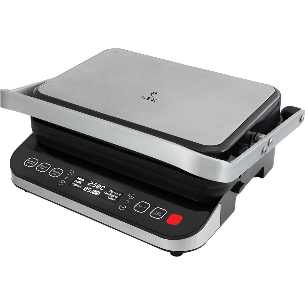 Электрический гриль Lex Lxgr 5005 черный LXGR5005