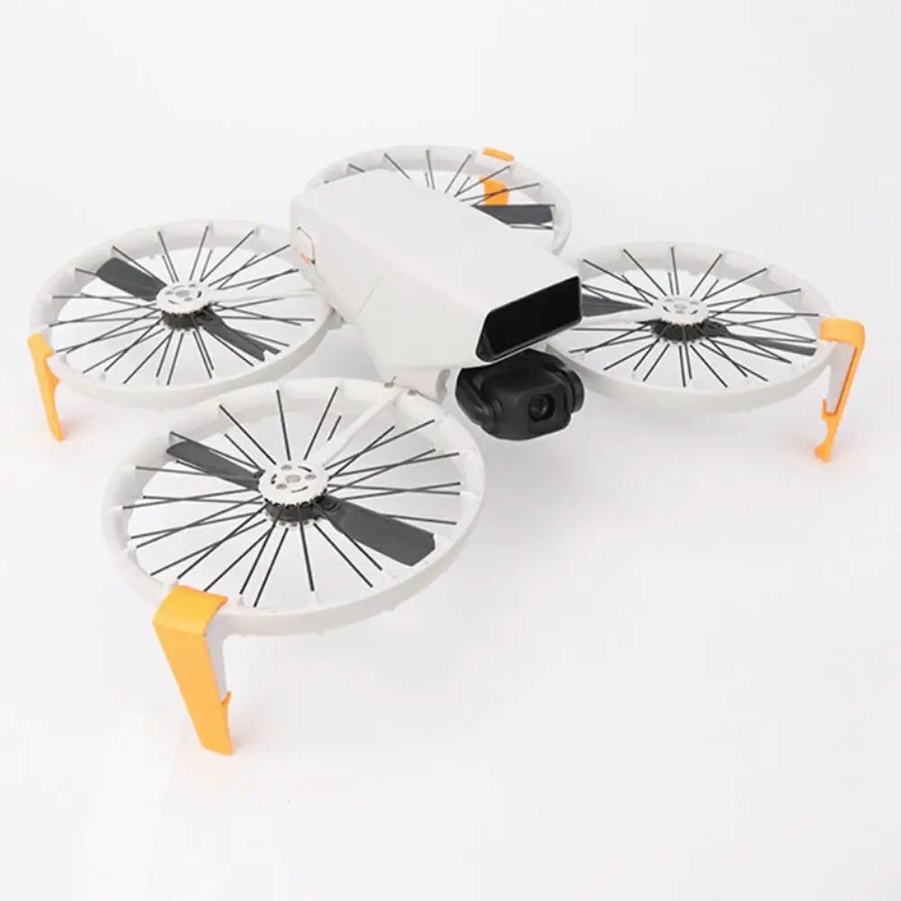 Комплект шасси / Ножки квадрокоптера для DJI FLIP (оранжевые, быстросьемные)