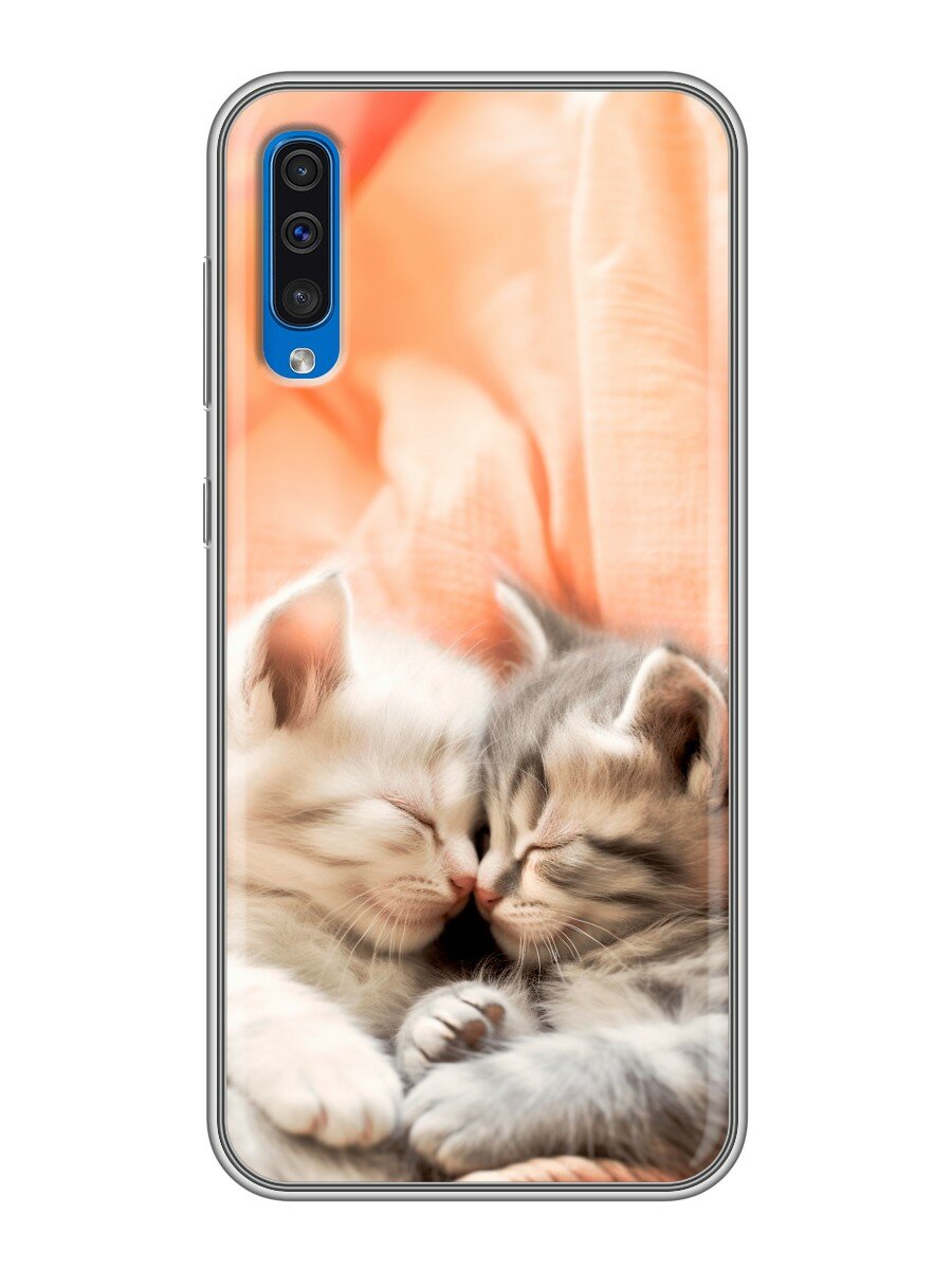 Чехол для Samsung Galaxy A50, Samsung Galaxy А30s с принтом Милые котята (Самсунг Галакси А50, Самсунг Галакси А30s)