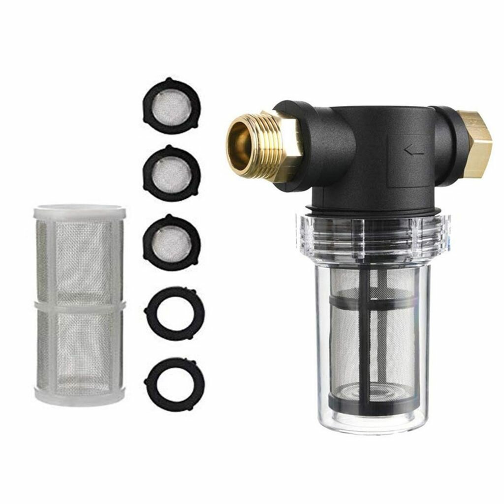 (1 комплект) Фильтр предварительной очистки для машины с американской резьбой 3/4