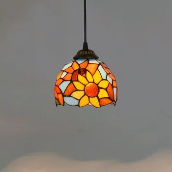 Витражная люстра Тиффани, ретро-европейская люстра