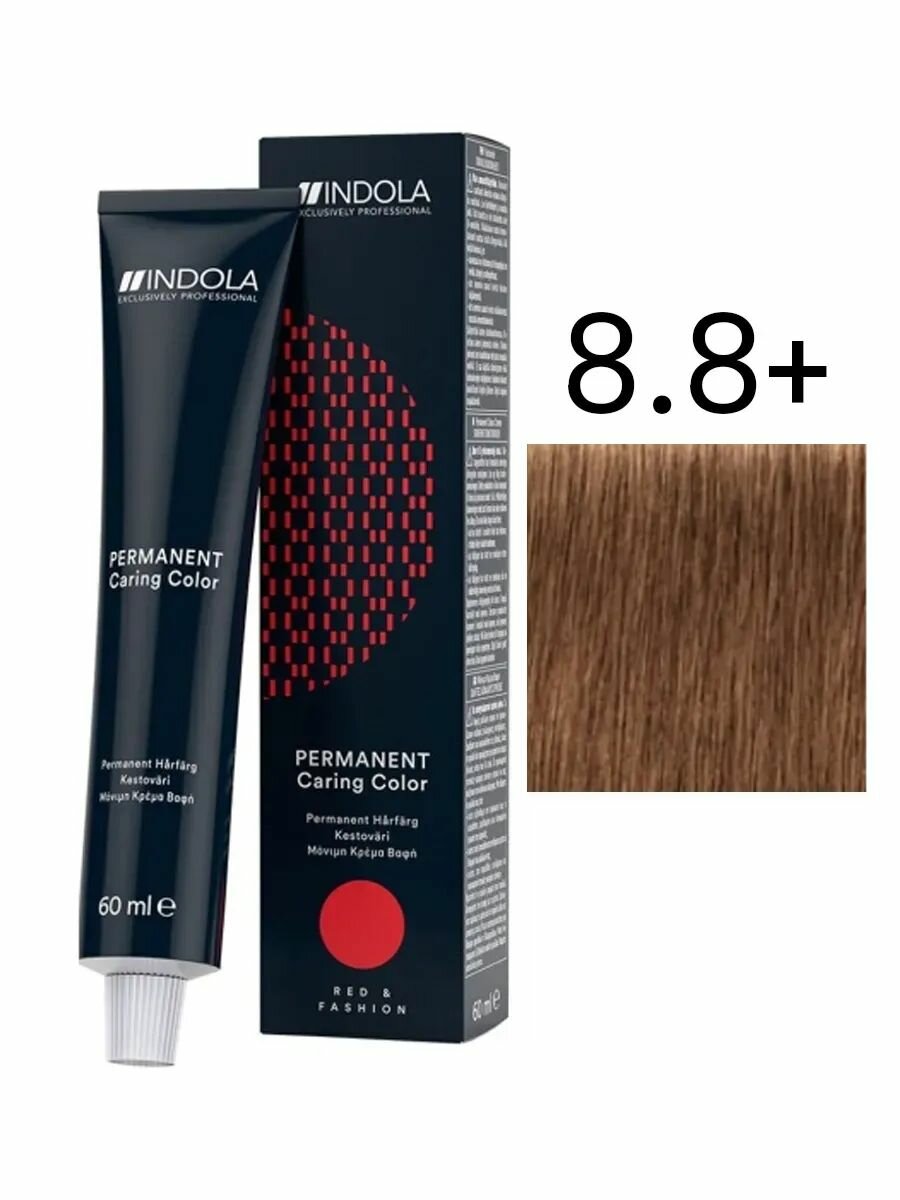 Крем краска для волос 8.8+ Indola Red&Fashion 60 мл