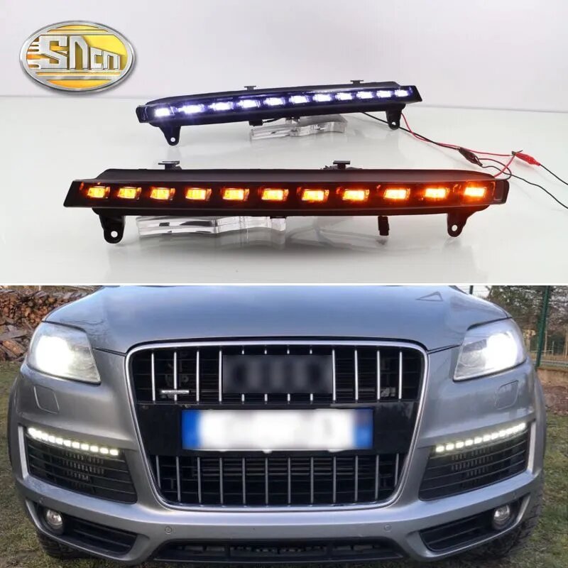 Фары автомобильные, Огни дневные ходовые, 1 шт, арт. Audi Q7 4L 2005-2009