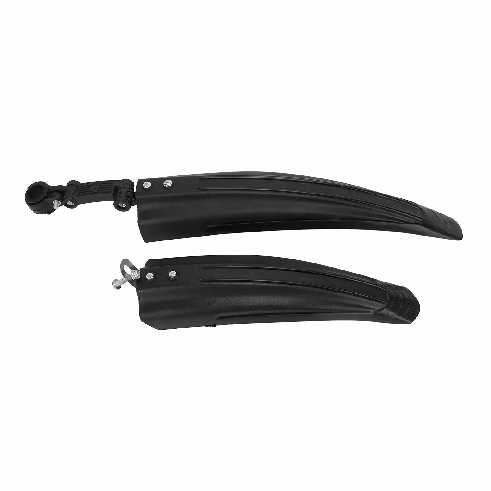 Комплект переднего и заднего крыла для велосипеда, утолщенное и расширенное, для шоссейного и горного велосипеда, черный.