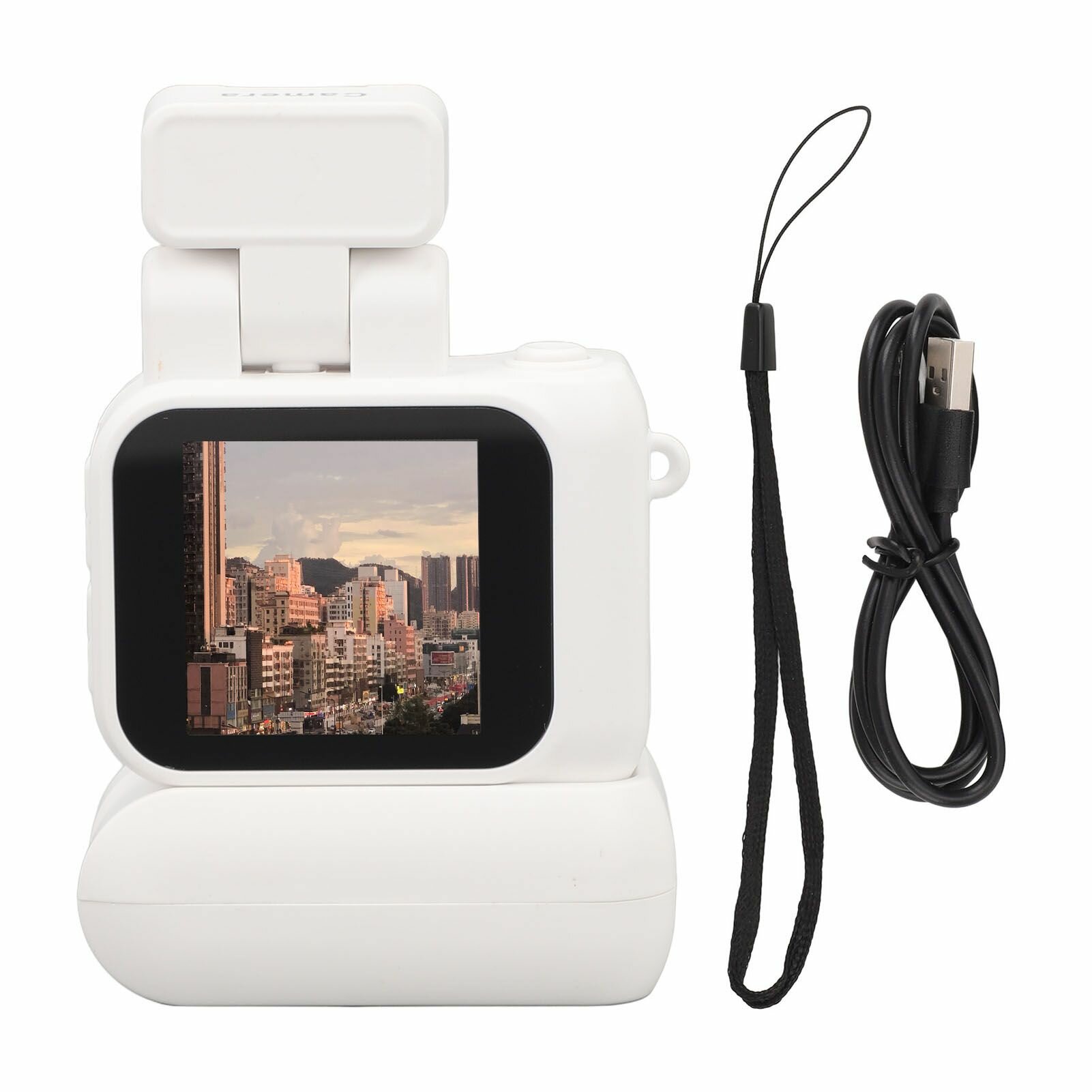 Маленькая DV камера 1080P HD 1.44in цветной экран маленькая DVR камкордер видеорегистратор фотография камера на большой палец с фонариком зарядный чехол белый