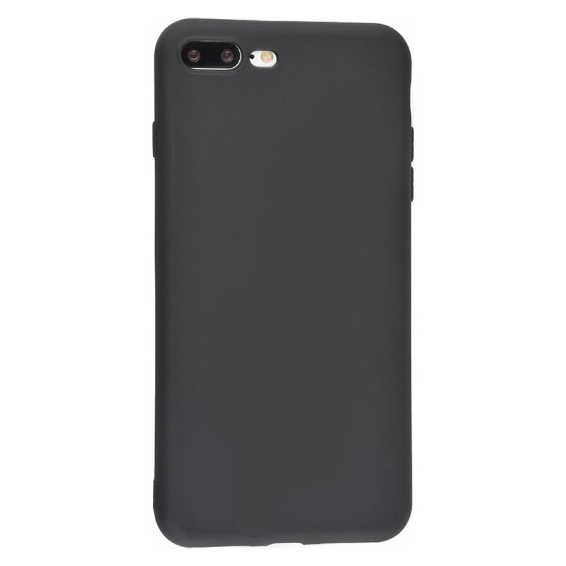 Чехол силиконовый для iPhone 7 Plus/8 Plus, с микрофиброй внутри, с защитой камеры, X-CASE, черный